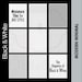 1:12 Scale Dollhouse Tile Set – Printable Black and White Miniature ...