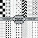 1:12 Scale Dollhouse Tile Set – Printable Black and White Miniature ...