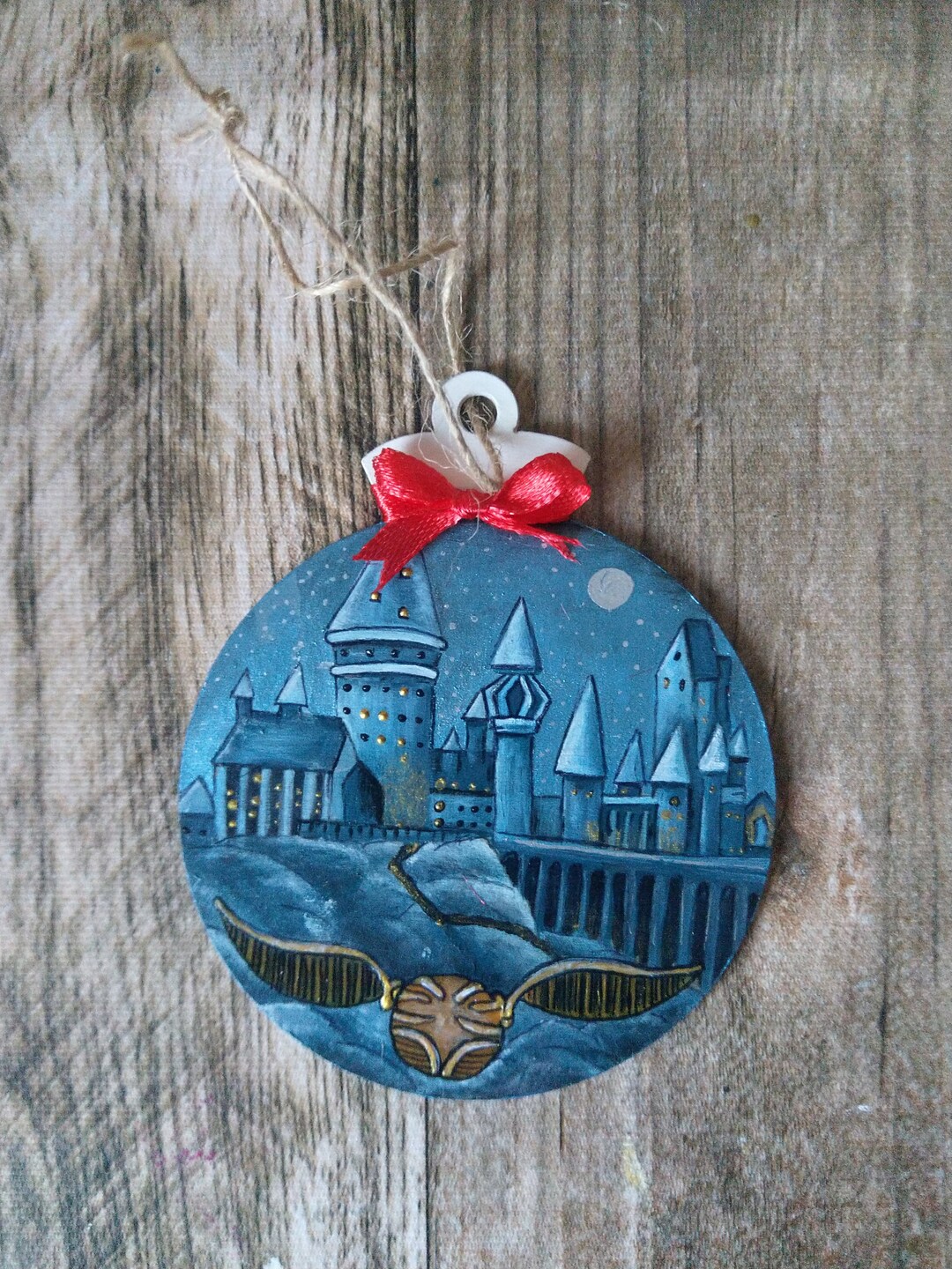 Hogwarts Castle Christmas Tree Ornament - Etsy