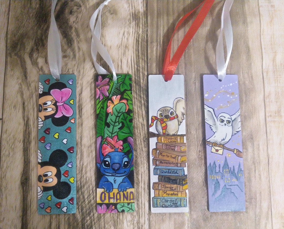 Bookmark With Animated Characters - Etsy