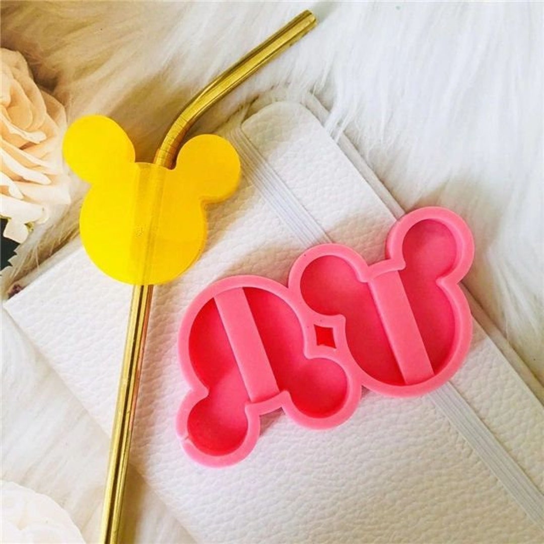 Bulk Lot of 10 Molds Mouse Head Straw Topper Silicone Mold - Etsy