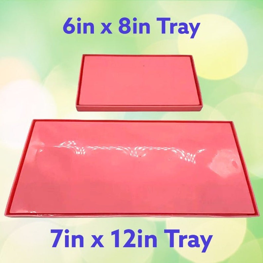 Tray Silicone Mold | 7 X 12 Tray | 6 X 8 Tray | Tray Mold | Resin Mold ...