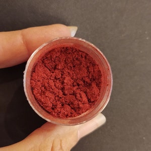 Cherry Mica Pearl Powder 5 Grams in a Jar - Etsy