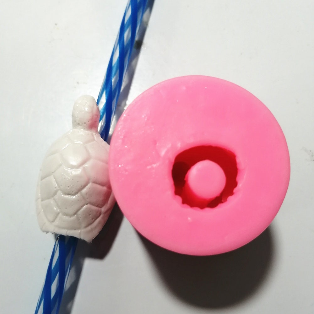 Turtle Straw Topper Silicone Mold - Etsy