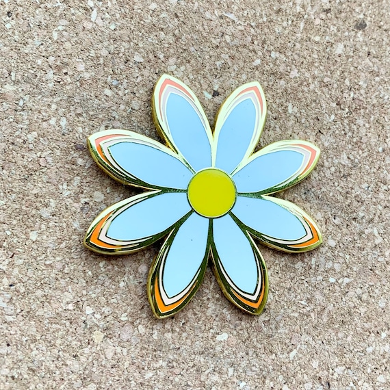 DAISY Enamel Pin | Etsy