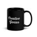 Creative Genius Black Glossy Mug for the Writer in Your Life - Etsy