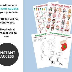 Holiday Activities for Kids: A Fun, Printable Christmas and Holiday ...