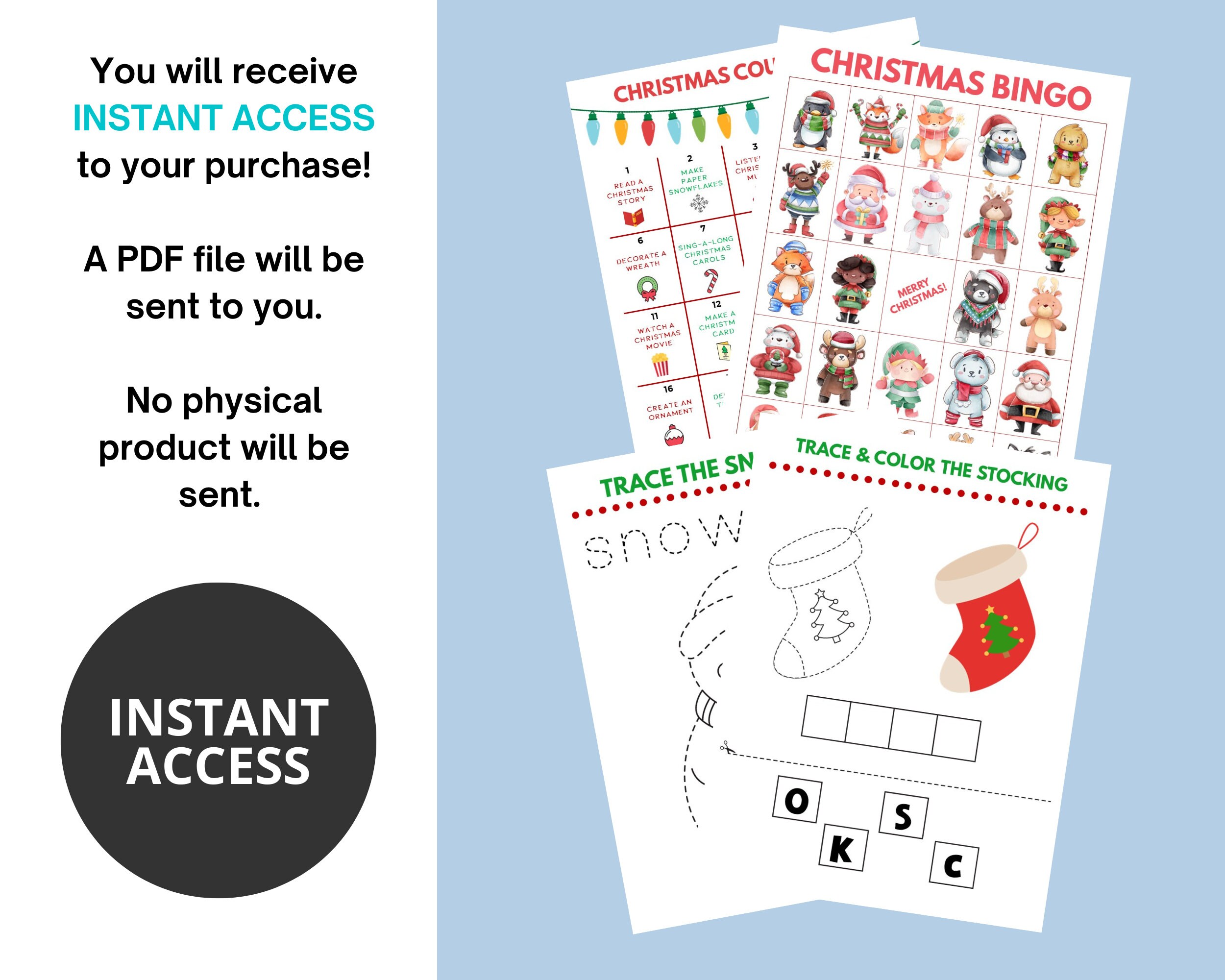 Holiday Activities for Kids: A Fun, Printable Christmas and Holiday ...