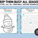 Kid's Christmas Activity Book: Keep Them Busy All Season Long With ...
