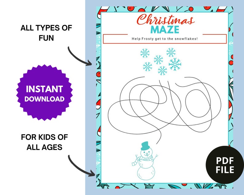 Kid's Christmas Activity Book: Keep Them Busy All Season Long With ...