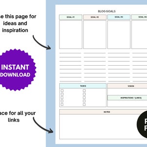 Ultimate Blog Post Planner | Printable | All Stages of Bloggers - Etsy