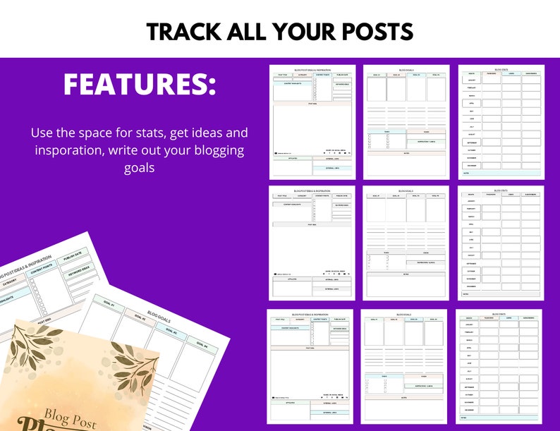 Ultimate Blog Post Planner Printable All Stages of - Etsy