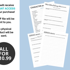 Printable Author's Ultimate Bundle Get 4 Journals in 1 - Etsy