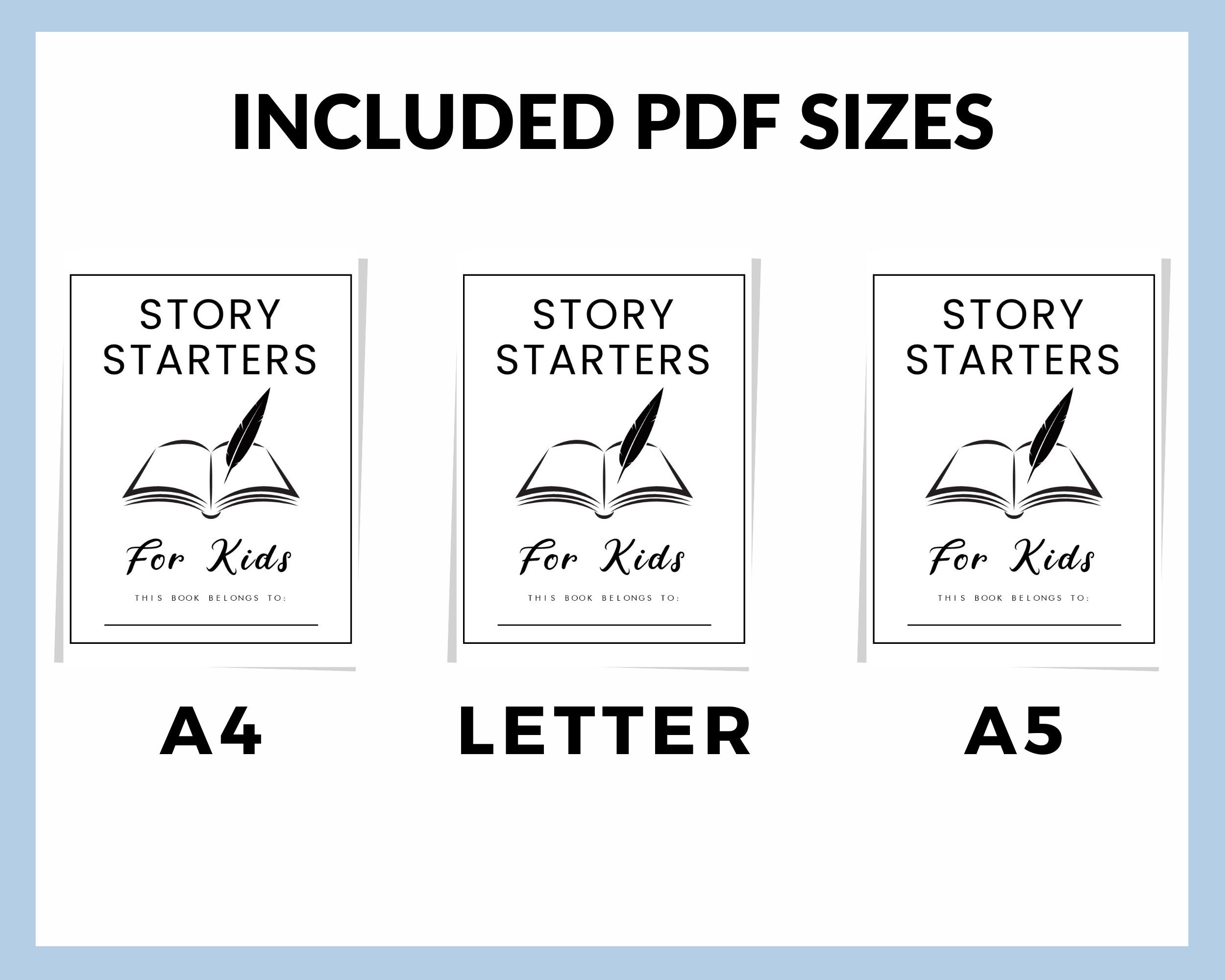 Printable Story Starters for Kids Funny and Creative Writing Prompts ...