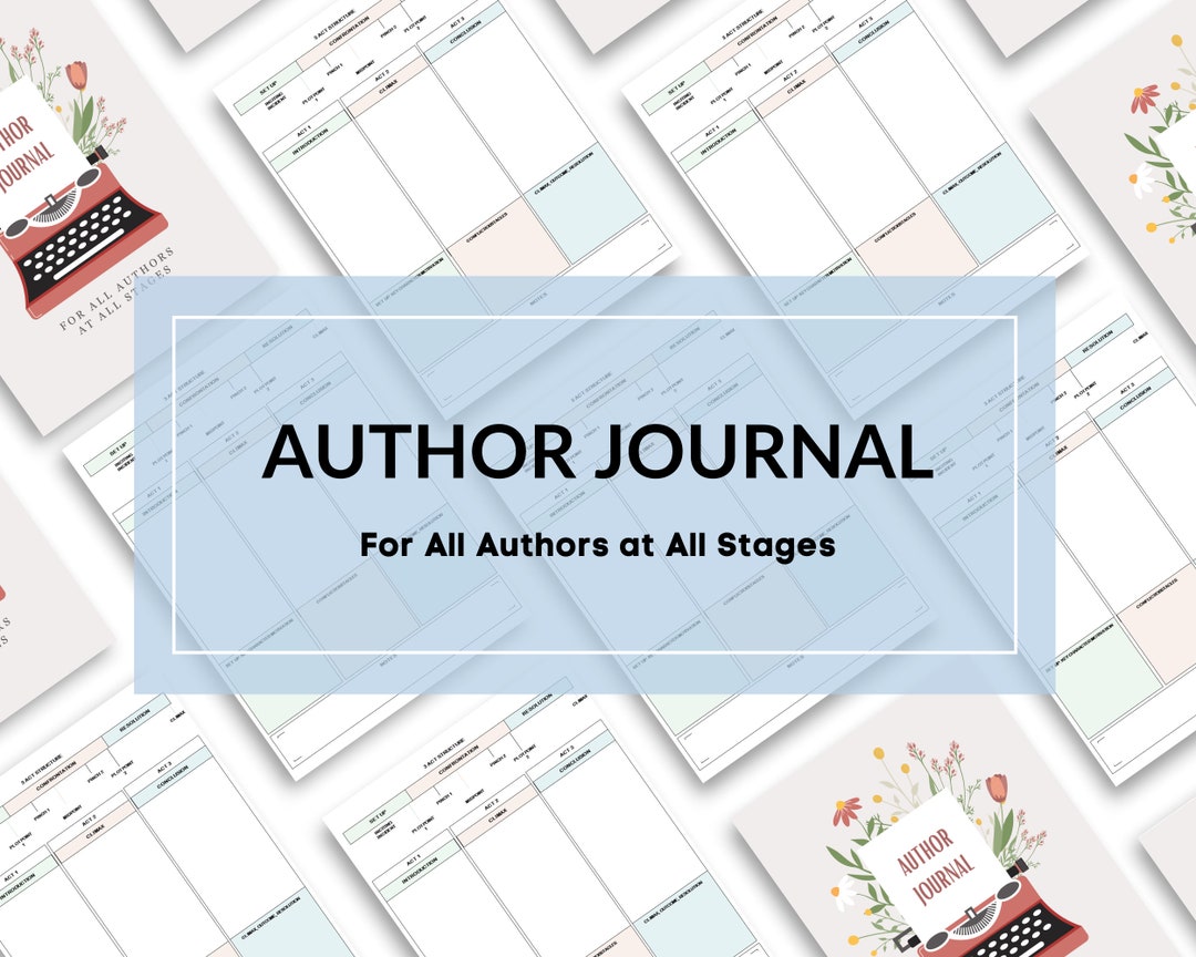 Author Journal for All Authors at All Stages: 3-act Structure & Word ...