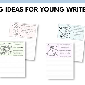 Printable Story Starters for Kids - Funny and Creative Writing Prompts ...