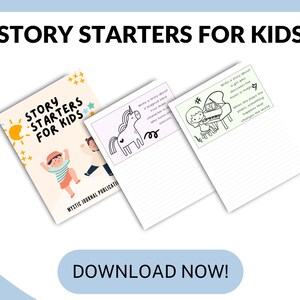 Printable Story Starters for Kids - Funny and Creative Writing Prompts ...
