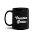 Creative Genius Black Glossy Mug for the Writer in Your Life - Etsy
