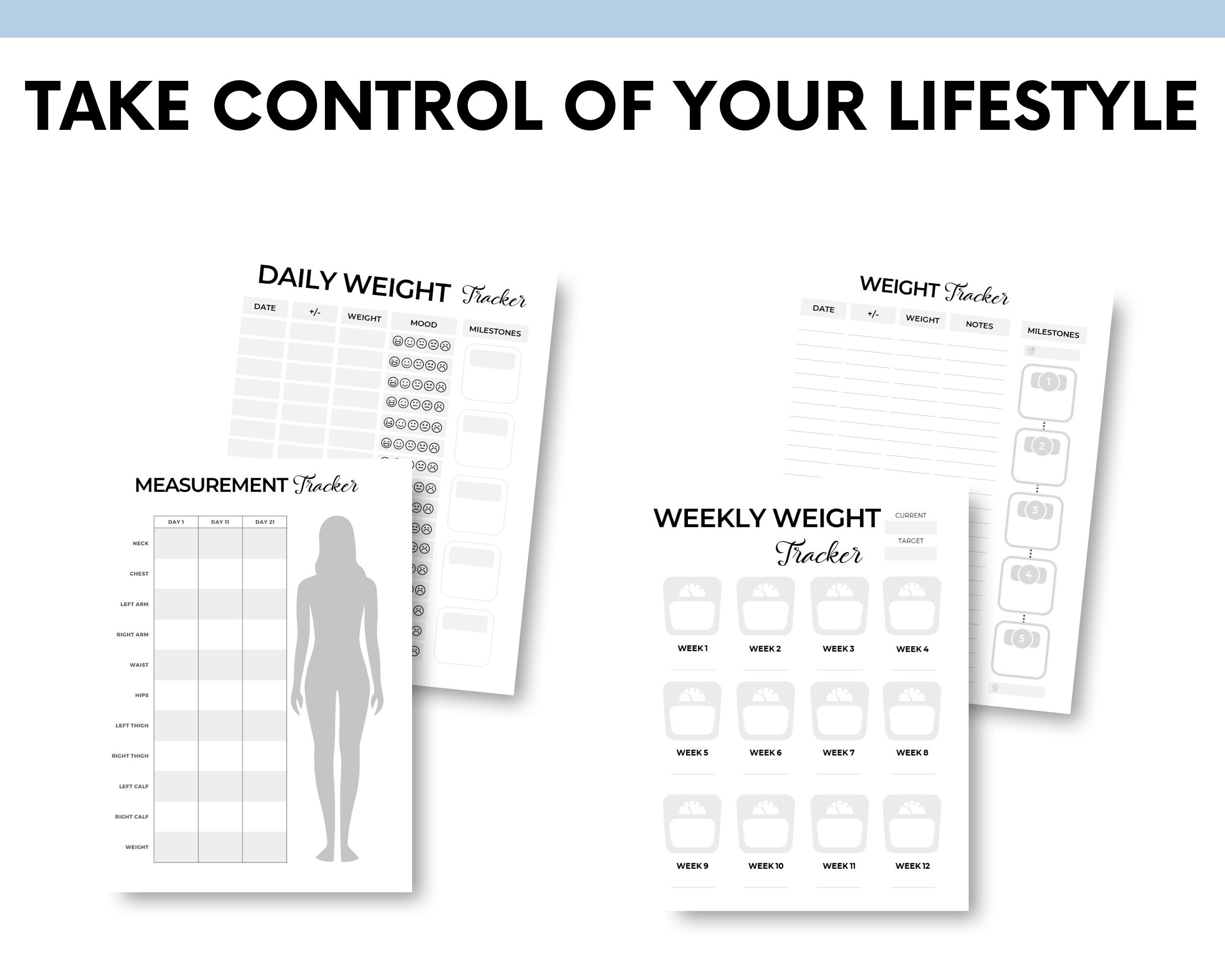 Weight Tracker: A Planner to Keep Track of Your Weight Loss - Etsy