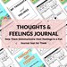 Thoughts and Feelings Journal for Kids: Help Them Communicate Their ...