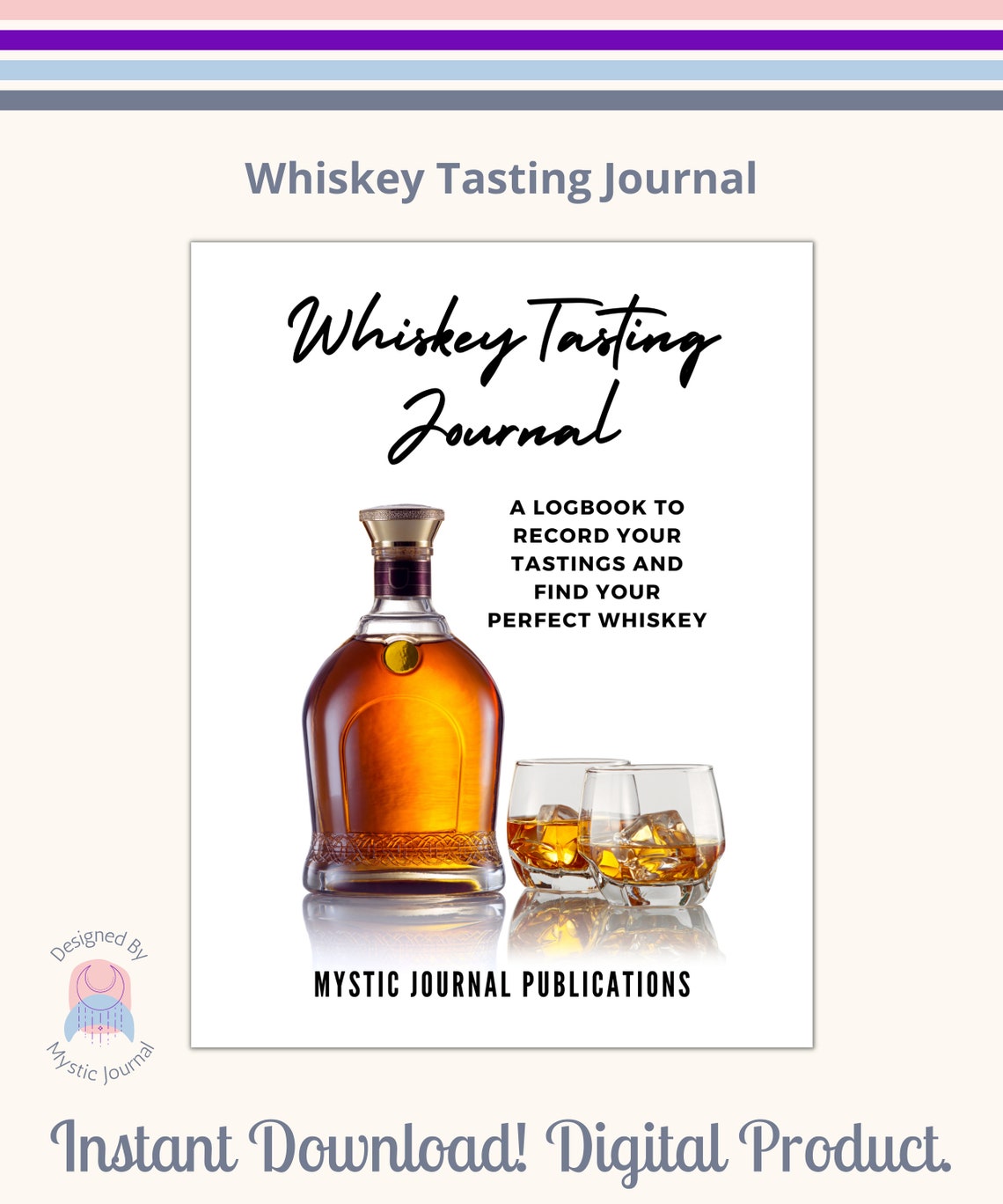 Whiskey Tasting Journal: A Logbook to Record Your Tastings and | Etsy