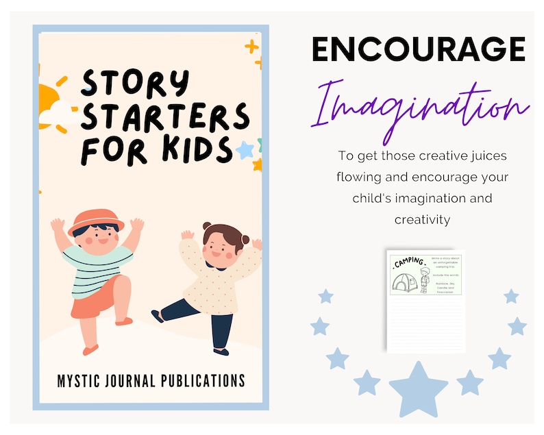 Printable Story Starters for Kids Funny and Creative Writing Prompts ...