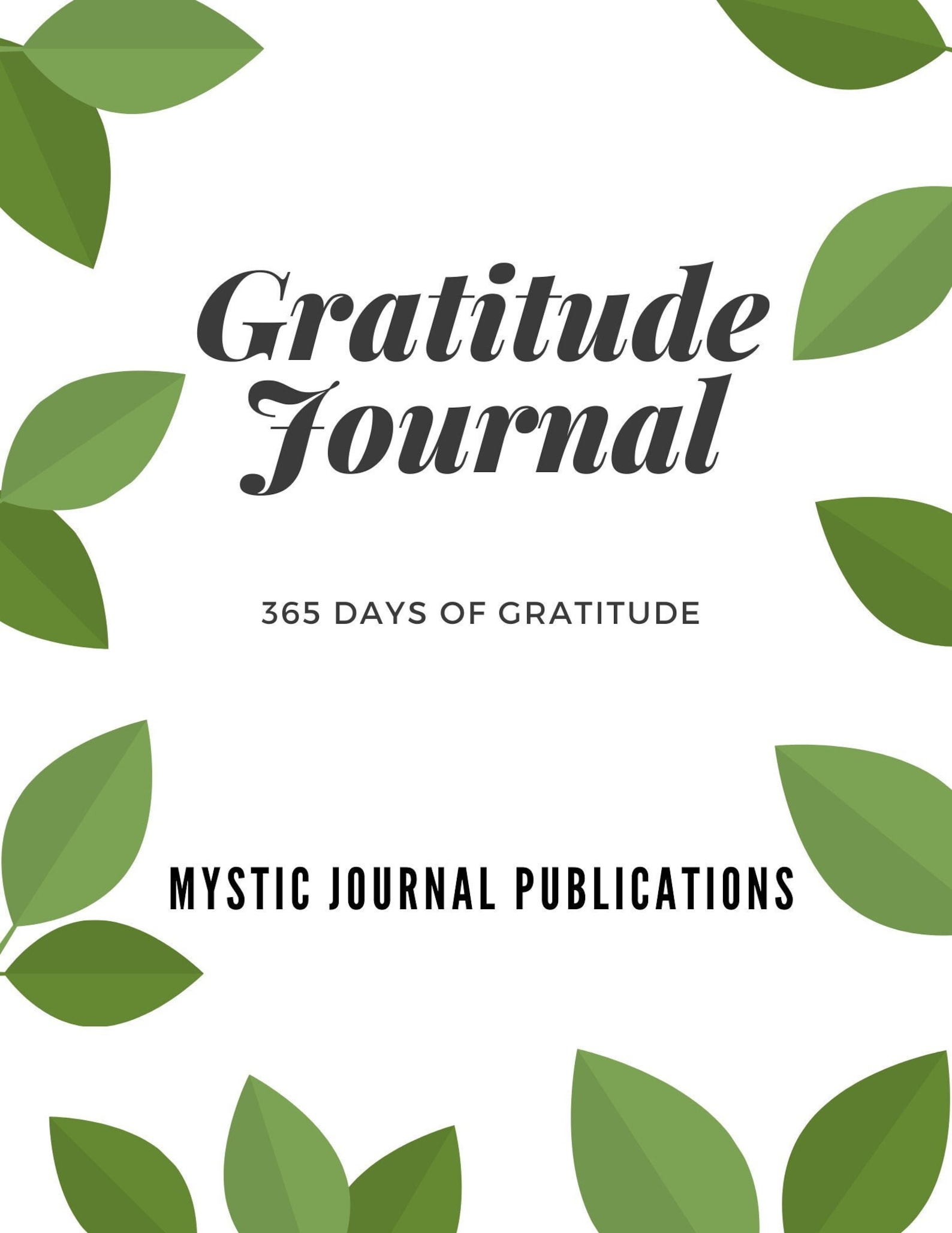 Gratitude Journal: a Printable Journal for 365 Days of | Etsy