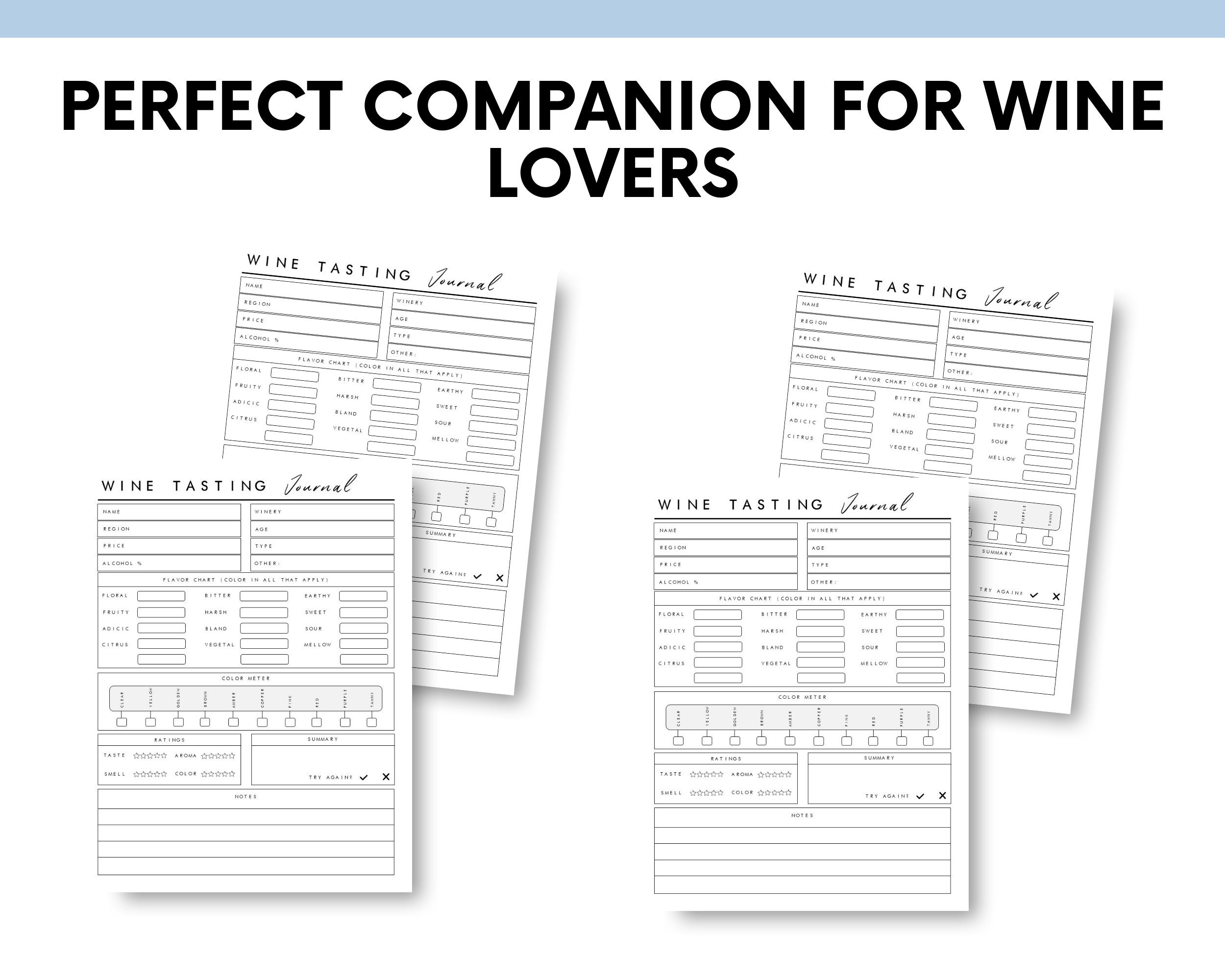 Wine Tasting Logbook: A Logbook to Record Your Tastings and Find Your ...