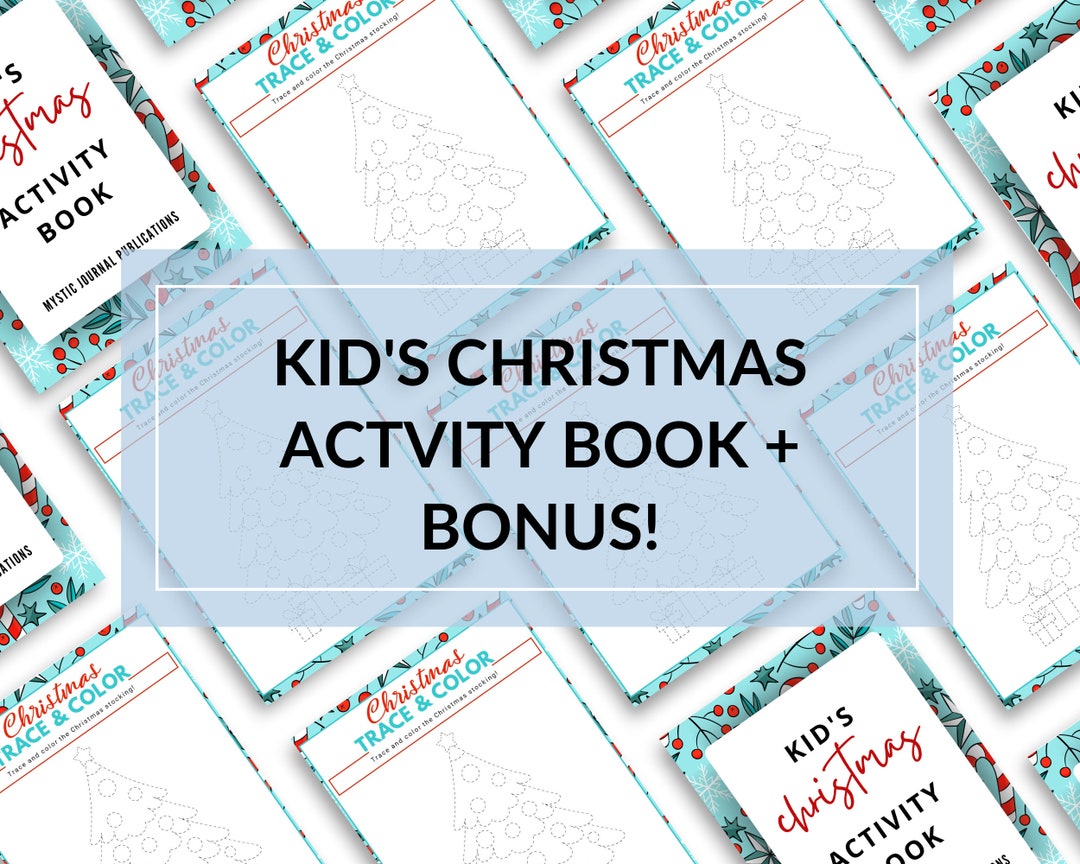 Kid's Christmas Activity Book: Keep Them Busy All Season Long With ...
