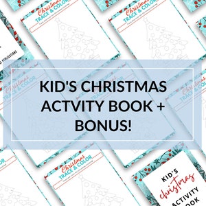 Kid's Christmas Activity Book: Keep Them Busy All Season Long With ...