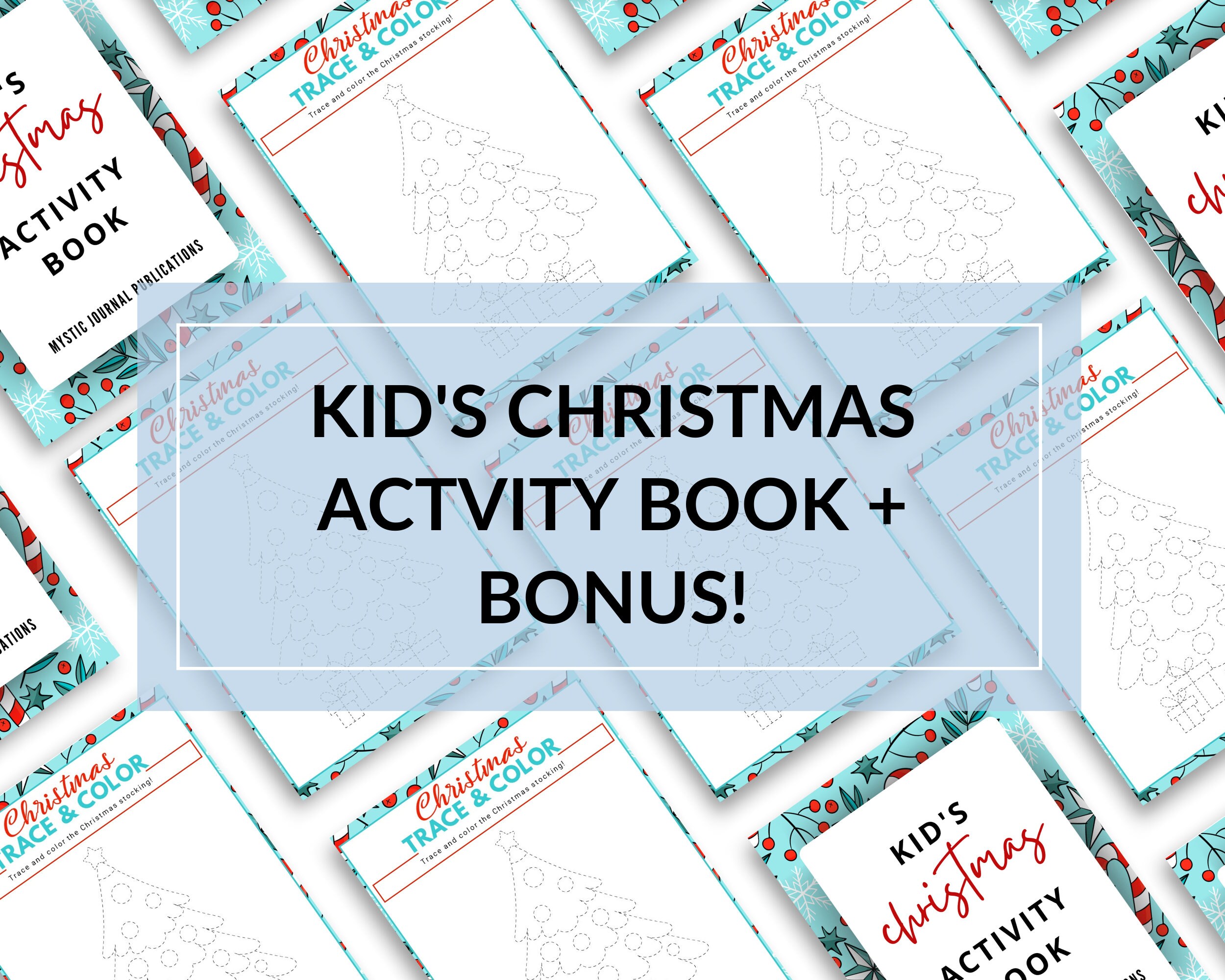 Kid's Christmas Activity Book: Keep Them Busy All Season Long With ...