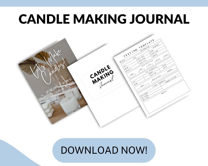 Let's Make Candles! | Candle Making Journal | Track Creations ...