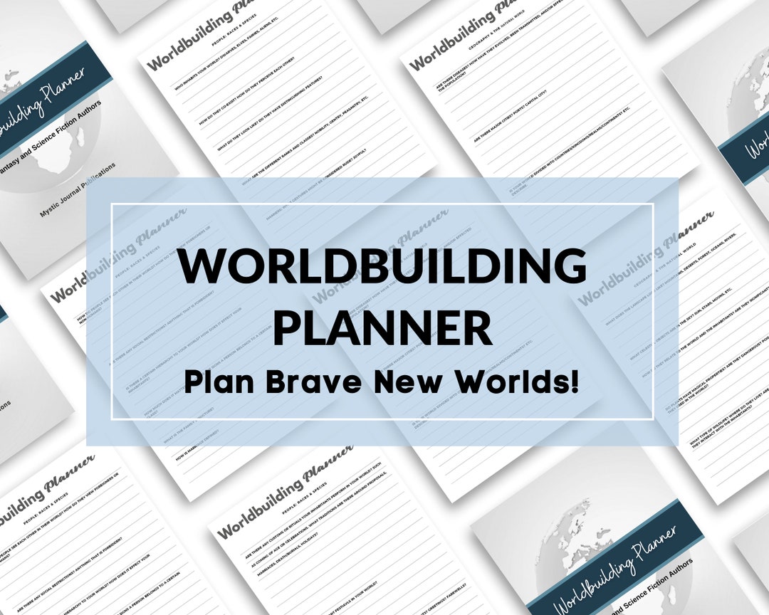 Digital Worldbuilding Planner for Fantasy and Sci-fi Authors Brainstorm ...