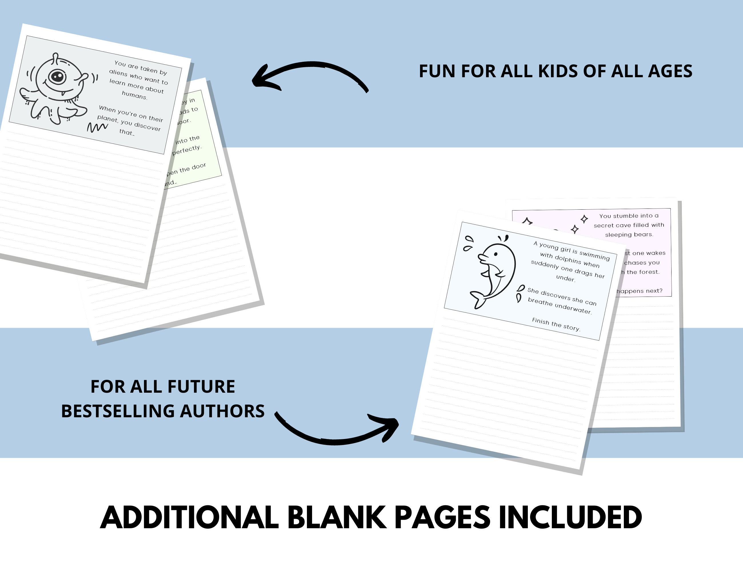 Printable Story Starters for Kids Funny and Creative Writing - Etsy Canada