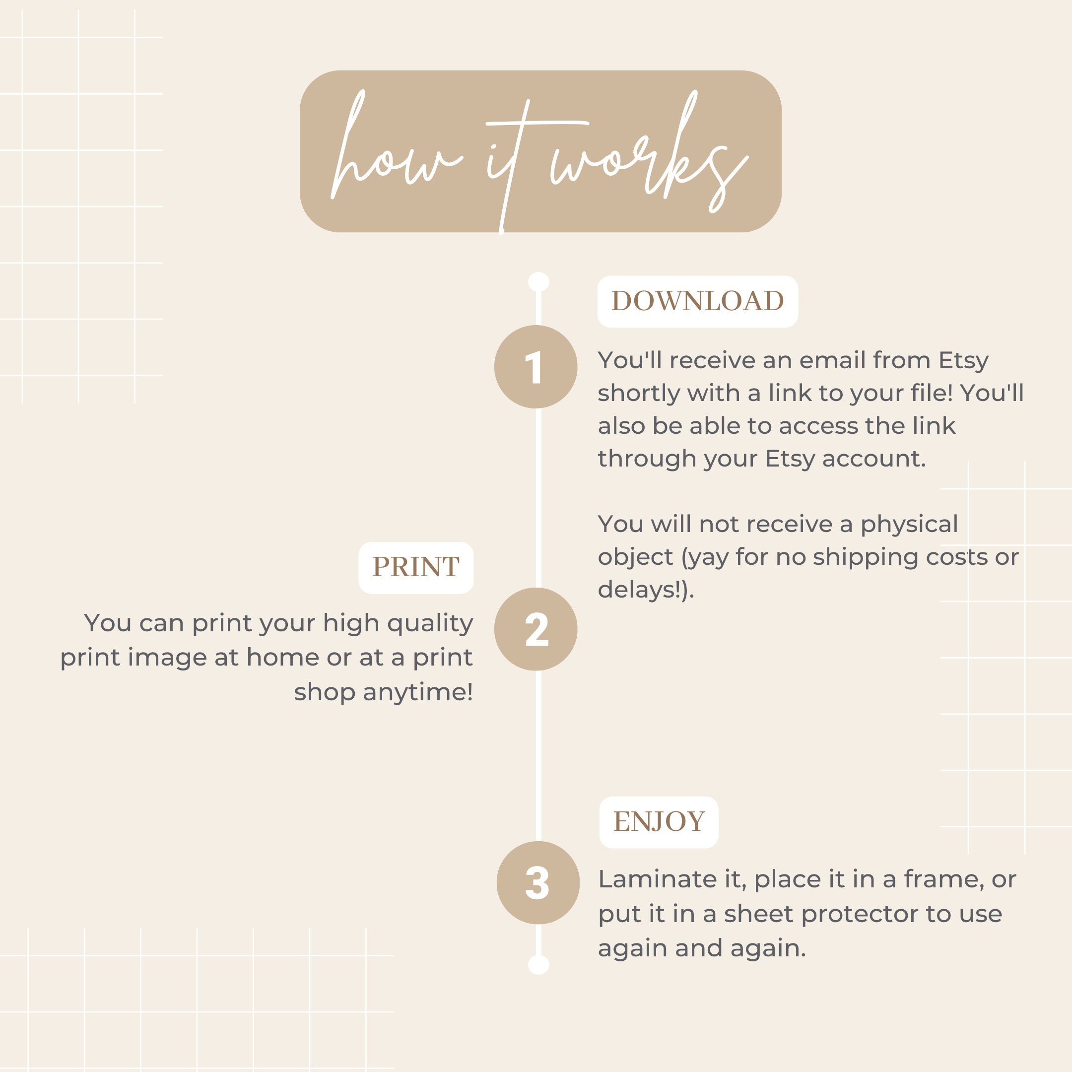 Daily Routine Checklist Printable, Beige Lifestyle Planner - Etsy