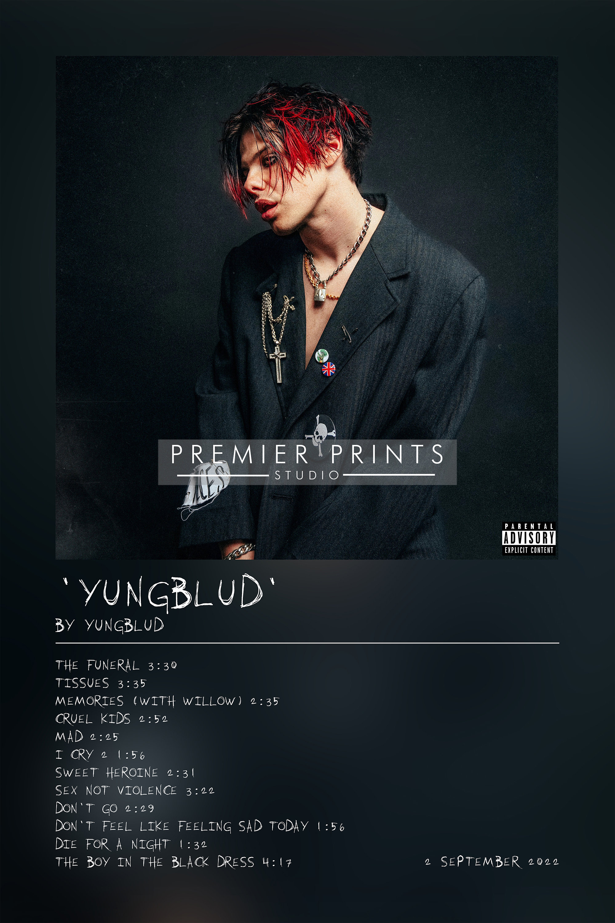 Yungblud Yungblud Album / Artwork Poster / Custom Album Art - Etsy UK