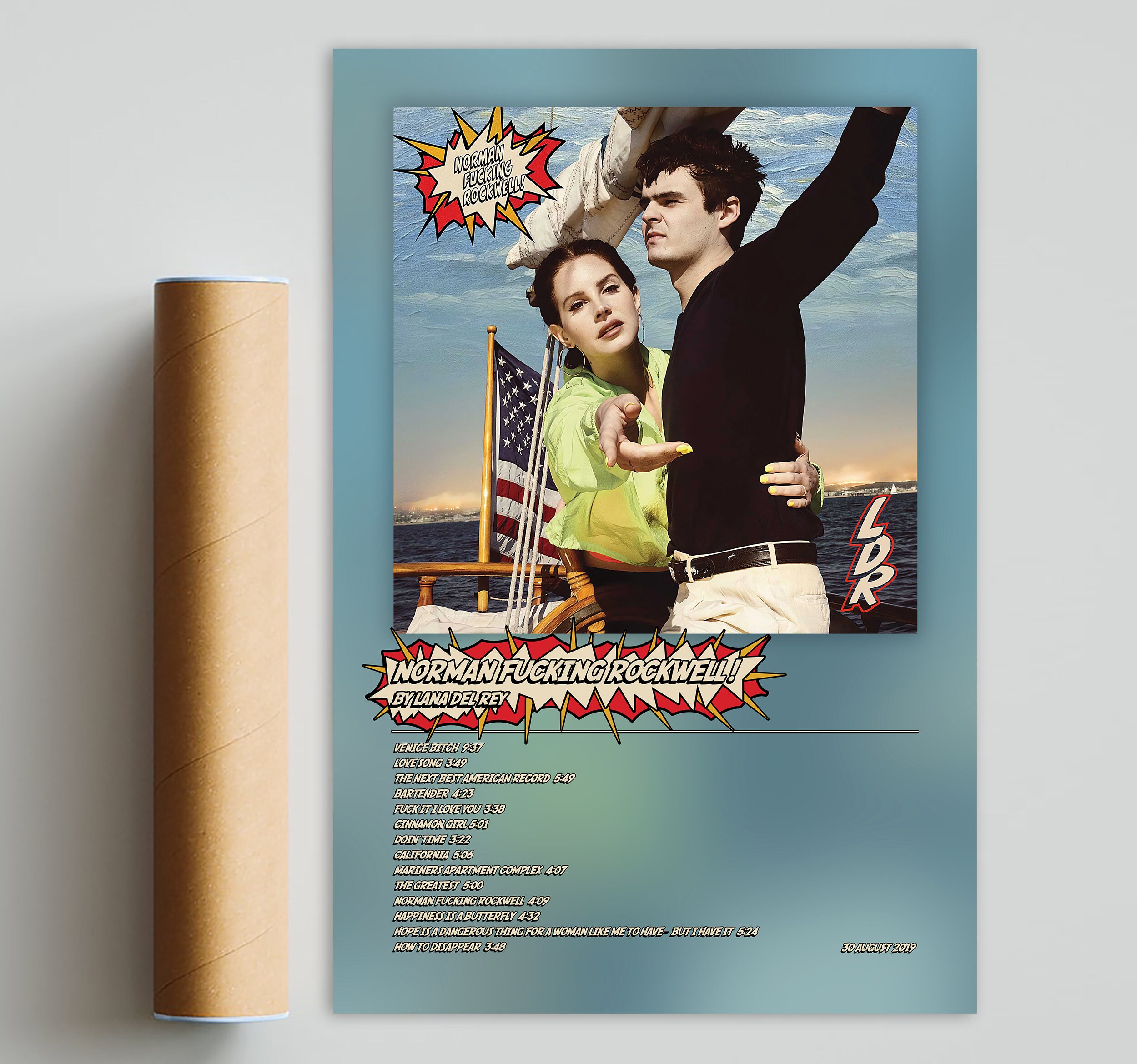 Lana Del Rey - Norman Fucking Rockwell Album / Artwork Premium Matte ...