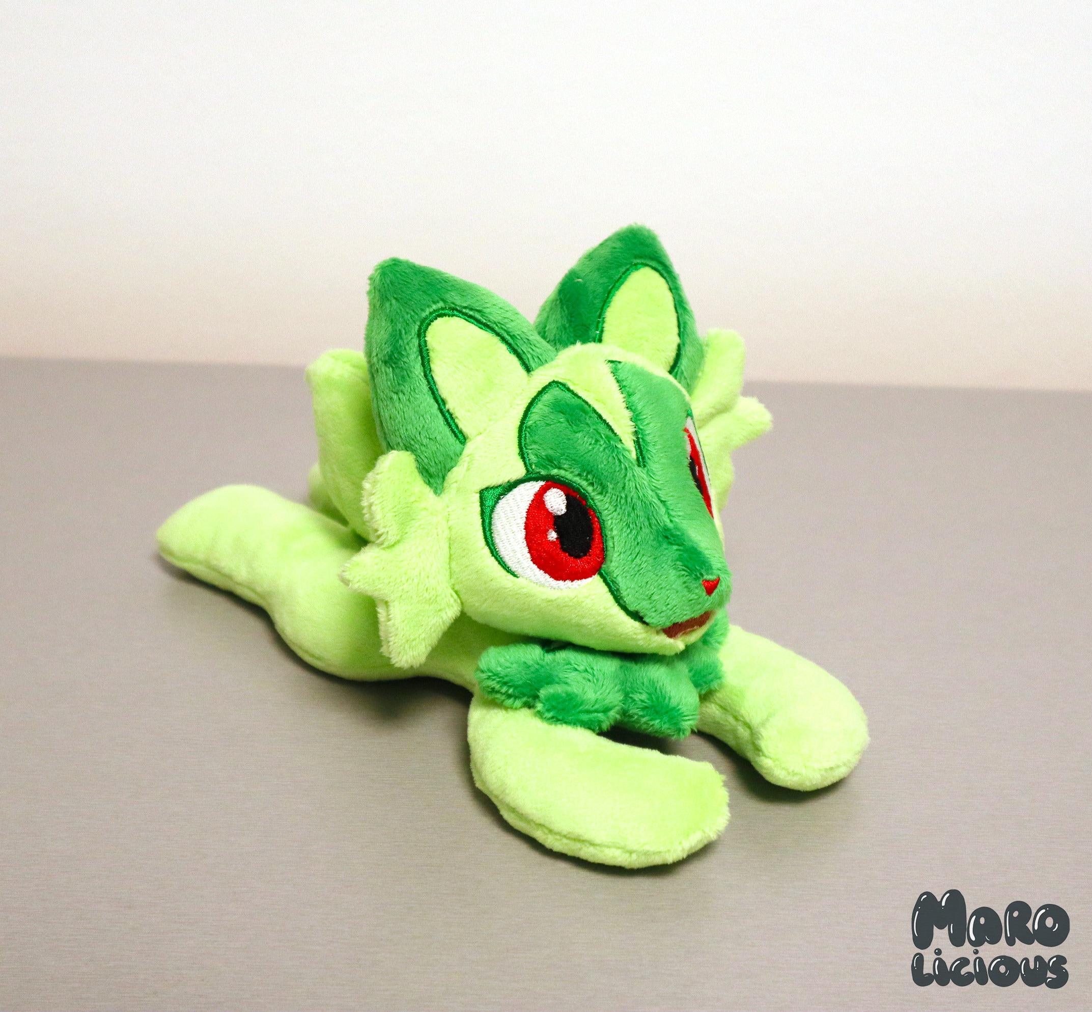 Sprigatito Pokemon Floppy Beanie Plushie Made to Order - Etsy Hong Kong