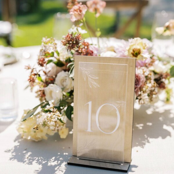 Wooden Table Numbers - Etsy UK