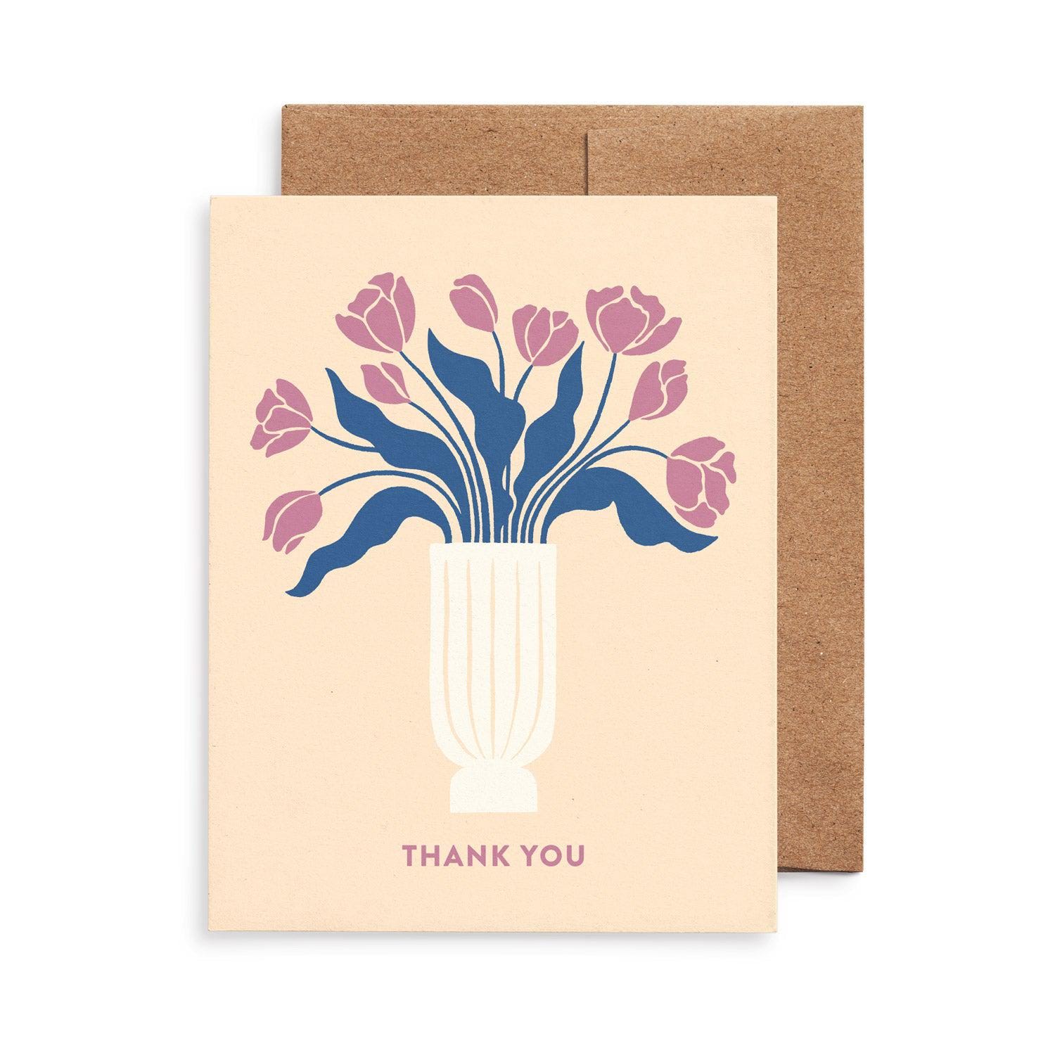 Flower Vase Thank You Card Set: Original Art, Box Set of 8 - Etsy