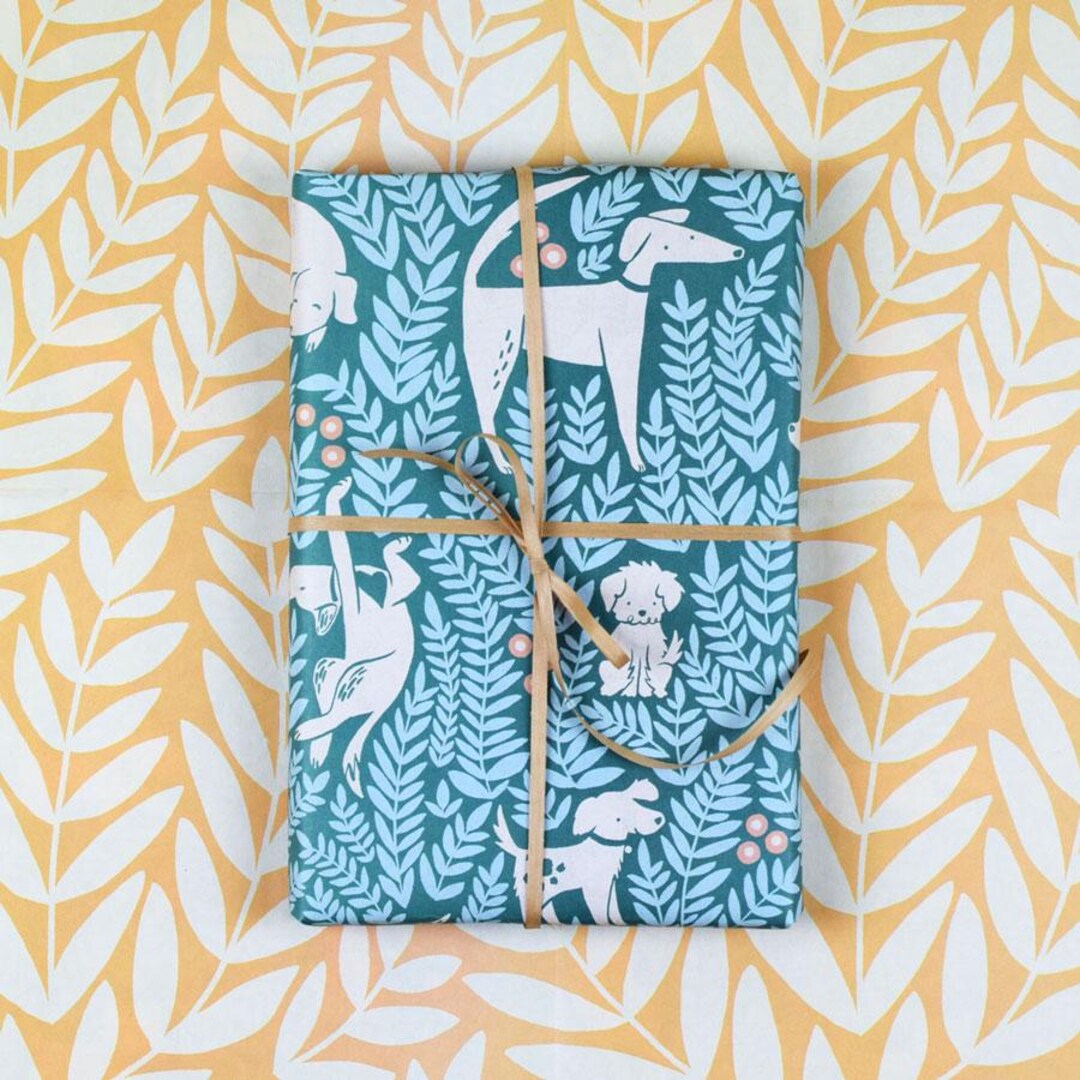 Dog Park Eco Wrapping Paper - Etsy