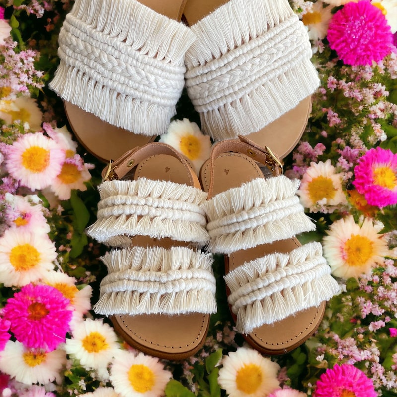 Macrame Sandals - Etsy