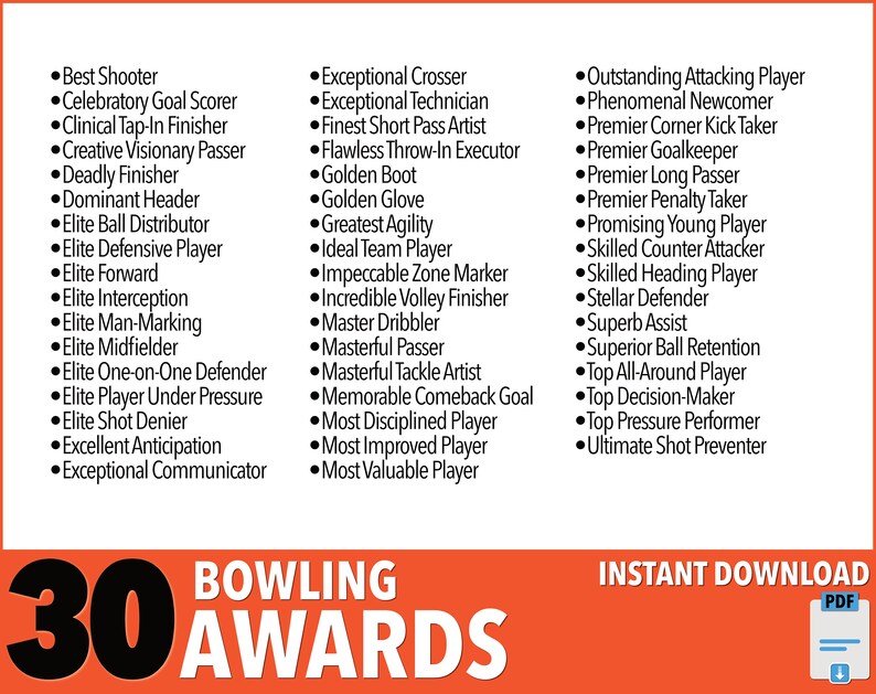 Editable Bowling Award Certificates - Etsy