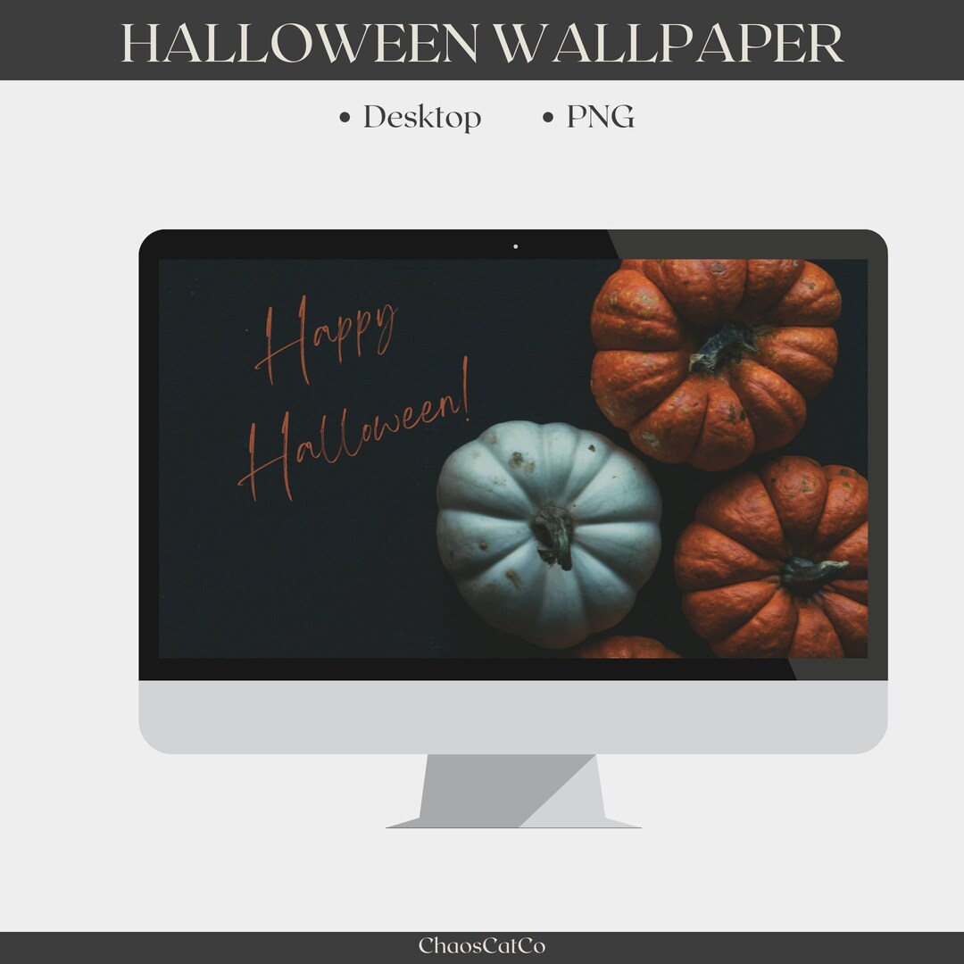 Fall Pumpkin Wallpaper Spooky Season Screensaver Halloween Desktop and ...