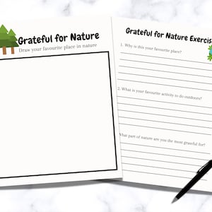 Kids Printable Gratitude Exercises, Downloadable Worksheets, Journal ...