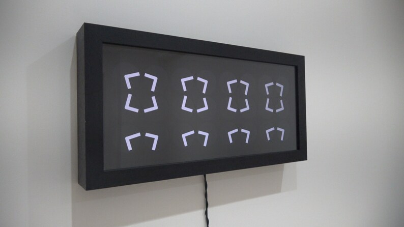 Digital Wall Clock - Etsy