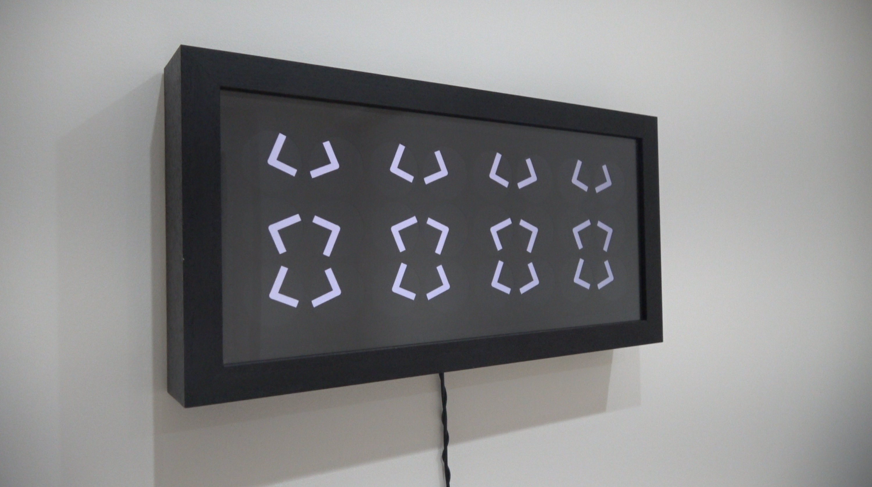 Digital Wall Clock - Etsy