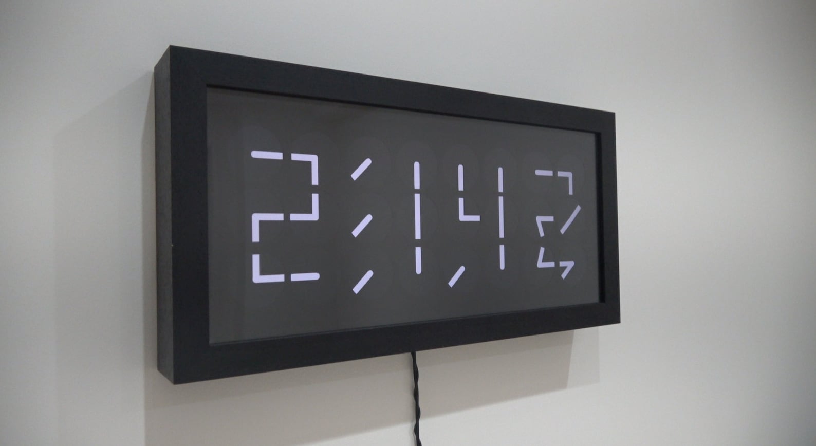 Digital Wall Clock - Etsy