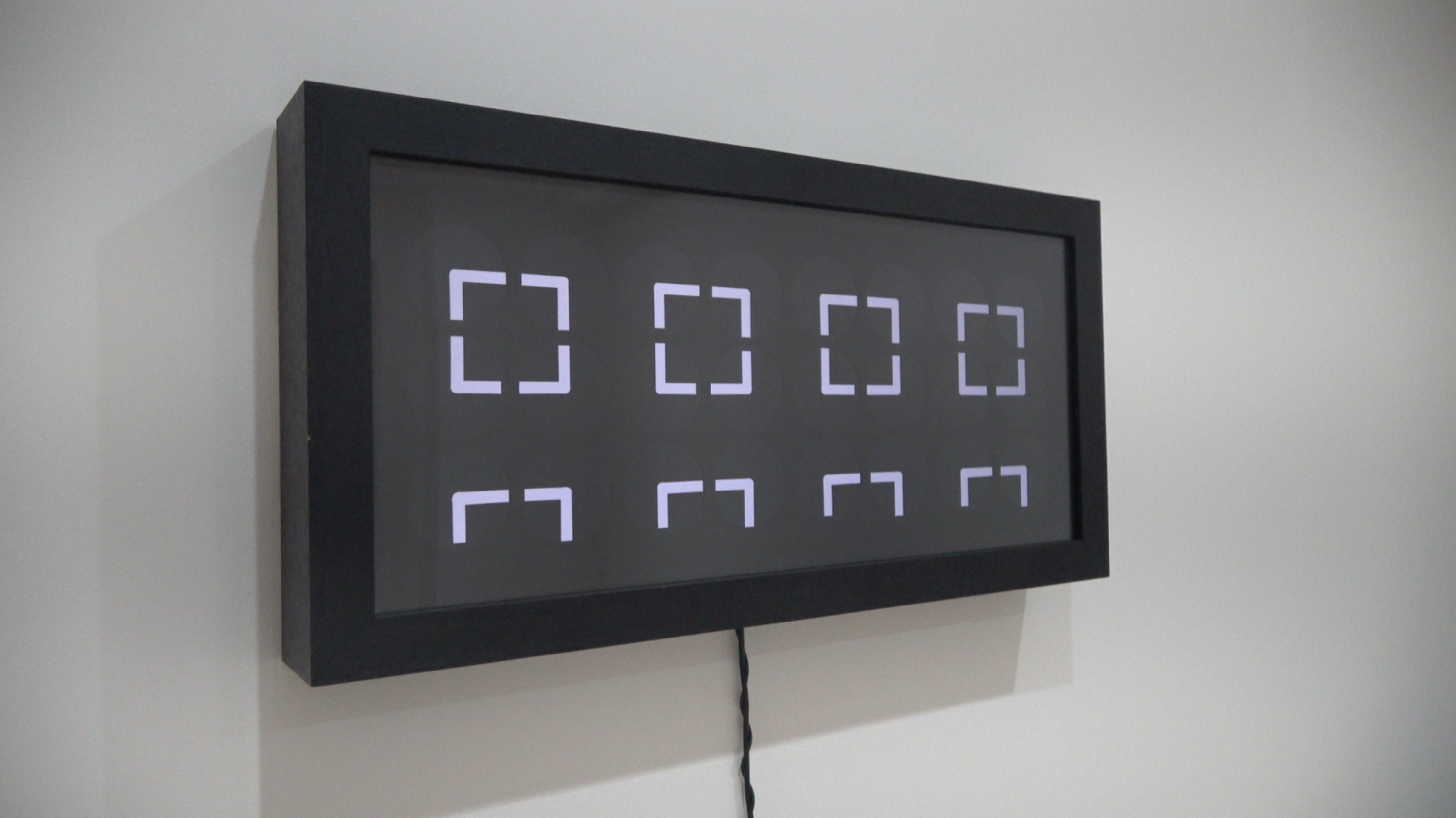 Digital Wall Clock - Etsy