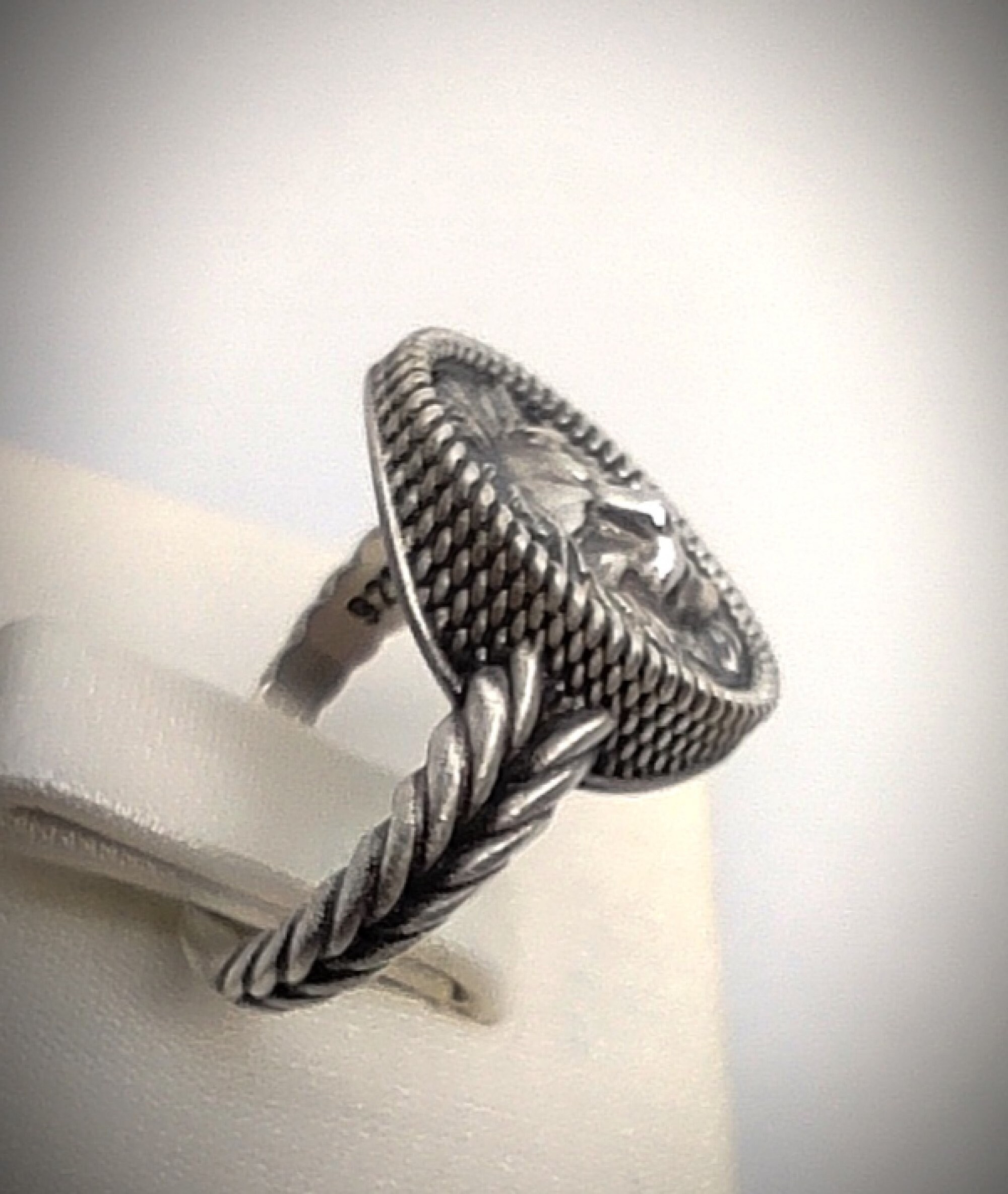 Lion Silver Small Handmade Ring, Women Jewelry, Lion With Mane, Leo ...
